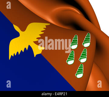 Flag of Manus Province, Papua New Guinea Stock Photo - Alamy