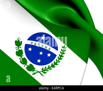 Flag of Parana, Brazil Stock Photo - Alamy