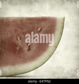 textured old paper background with watermelon Stock Photo - Alamy