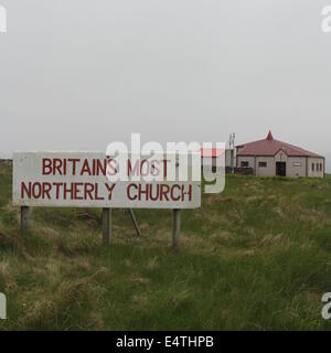 Most Northerly Church Norwick Unst Shetland Scotland June 2014 Stock ...