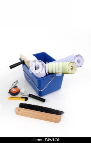 happy builder inside house under construction Stock Photo - Alamy