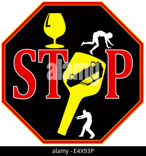 Stop Drunk Driving Stock Photo - Alamy