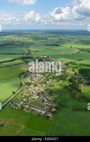 An aerial view of Chipping Warden in Oxfordshire Stock Photo - Alamy