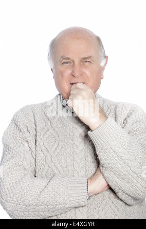 forgetful old man Stock Photo - Alamy