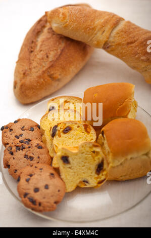 selection of sweet bread and cookies Stock Photo - Alamy