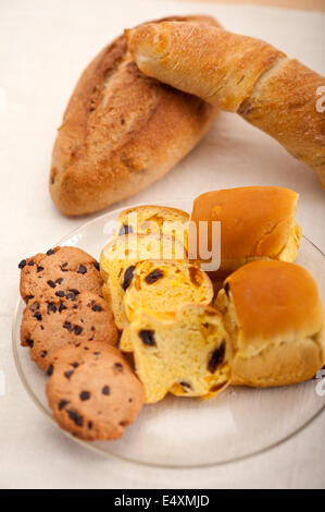 selection of sweet bread and cookies Stock Photo - Alamy