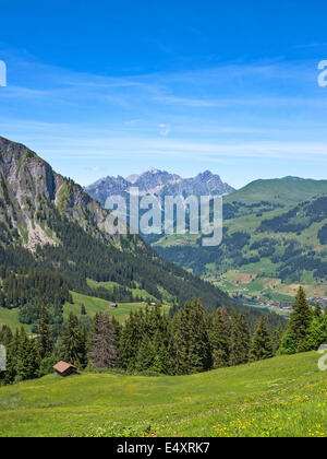 Swiss alpine scene Stock Photo - Alamy