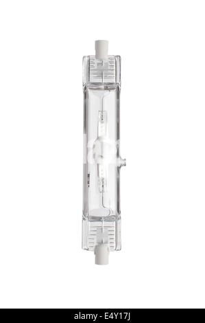 Metal halogen light bulb. Isolated image with white background Stock ...