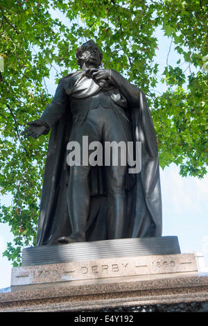 Derby Statue in London England UK Stock Photo - Alamy