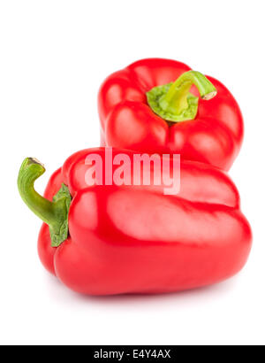 Two Ripe sweet Bulgarian bell peppers Stock Photo - Alamy