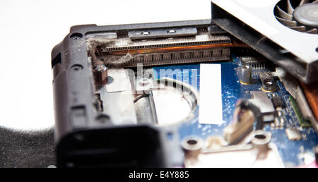 Dust inside laptop Stock Photo - Alamy