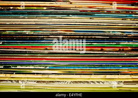 Stack of magazines detail Stock Photo - Alamy