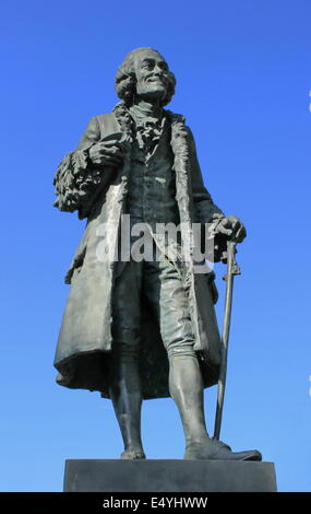 Statue of Voltaire, Ferney-Voltaire, France Stock Photo - Alamy