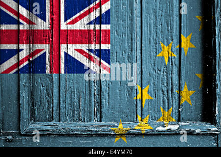 Closeup Tuvalu Flag Stock Photo - Alamy