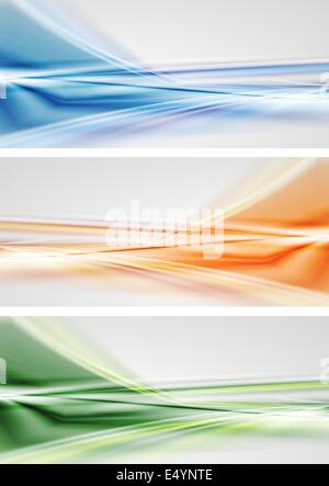 Colourful abstract banners. Vector template eps 10 Stock Photo - Alamy