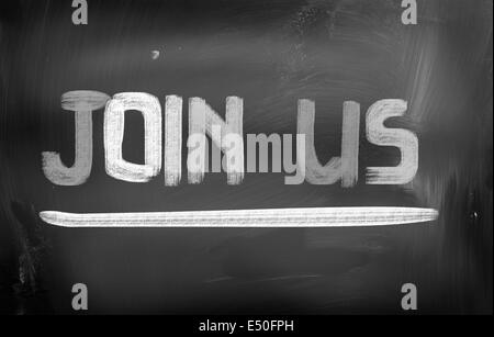 Join Us Register Subscribe Concept Stock Photo - Alamy