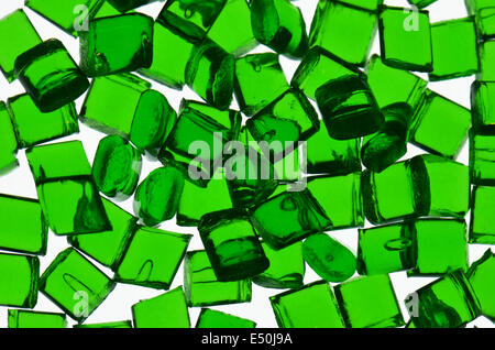 green dyed transparent polymer resin on white Stock Photo - Alamy