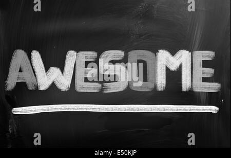 Awesome Cool Great Excellence Perfect Concept Stock Photo - Alamy