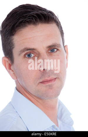 An Unemotional Good Looking Male Stock Photo - Alamy