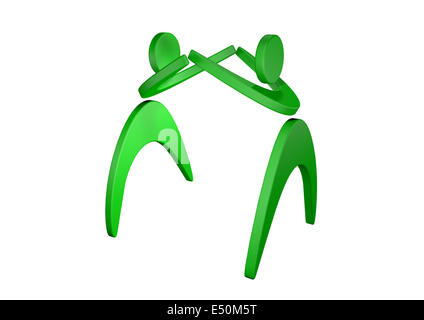 a green figure Stock Photo - Alamy
