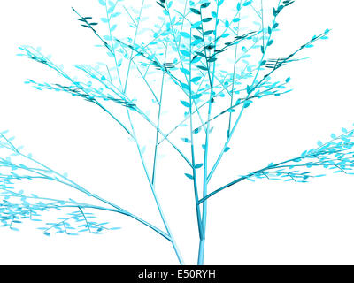 3d tree with glossy light effects Stock Photo - Alamy
