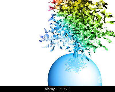 3d tree with glossy light effects Stock Photo - Alamy