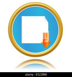Silver member icon. Silver member website button on low poly background ...