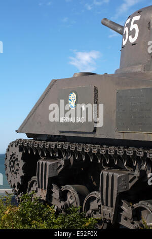 French 2nd DB Sherman tank Berry Au Bac on display at Arromanches ...
