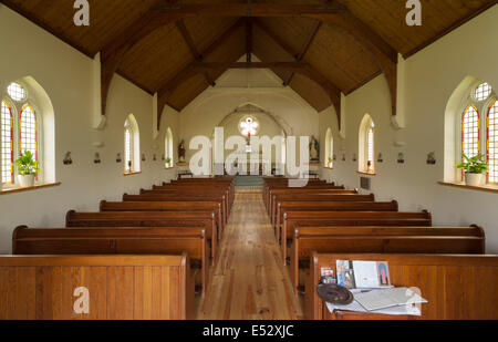 St Donnan's Catholic Church on the Isle of Eigg Stock Photo - Alamy