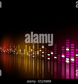 multicolor music equalizer background for active parties Stock Photo ...