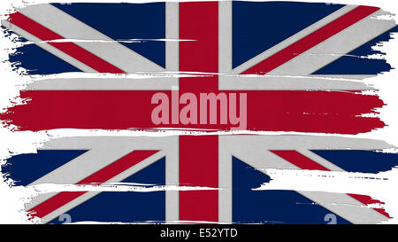 United Kingdom Flag tinted horizontal on the wood texture Stock Photo ...