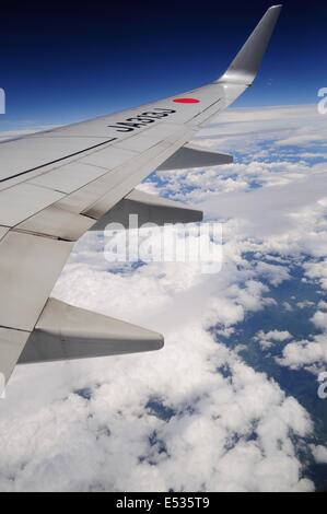 View from air plane,Japan Stock Photo - Alamy