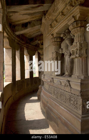 Aihole - Karnataka, Durga temple, (apsidal on plan) General - View from ...