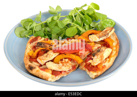 Pollo Piccante Pizza Stock Photo - Alamy