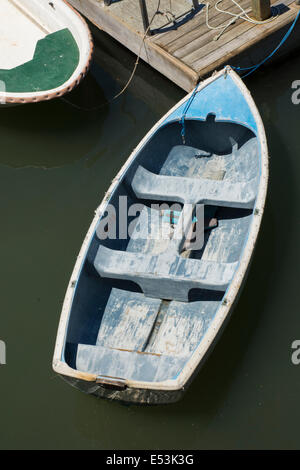 Maine, Bar Harbor. Wooden row boat Stock Photo - Alamy