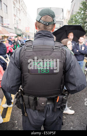 PSNI Tactical Support Group (TSG) officers in attendance at the ...