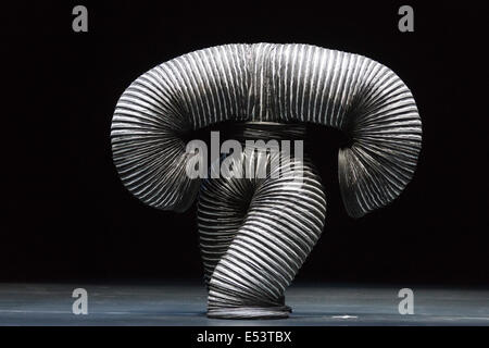 Floriana Frassetto performing Slinky Man Stock Photo - Alamy