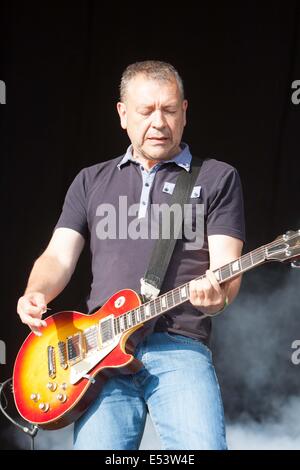 Guildford, UK. 19th July, 2014. I See Monstas performing on day 2 of ...