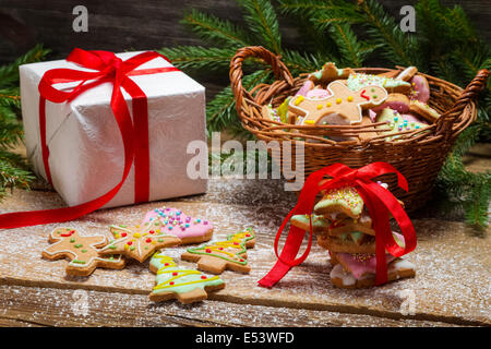 Gingerbread cookies as a nice Christmas gift Stock Photo - Alamy