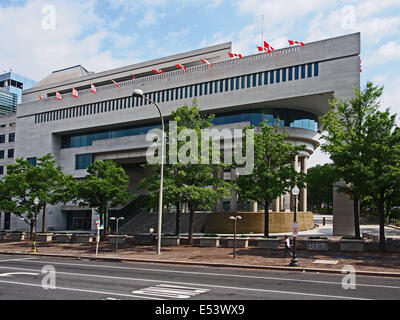 The Canadian Embassy building - Washington, DC USA Stock Photo - Alamy