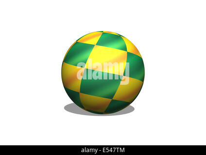 Sphere 3d Checkered Flag Racing Ball Stock Photo - Alamy