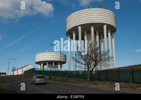 Craigend and Garthamlock Water Towers Glasgow Stock Photo - Alamy