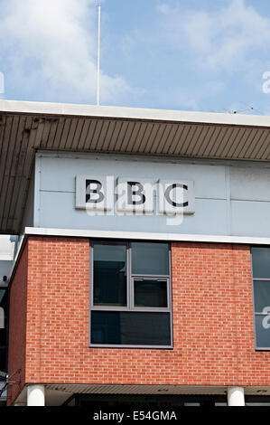 Bbc Nottingham sign Stock Photo - Alamy
