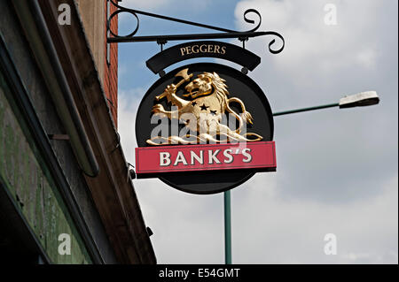 Banks brewery sign Wolverhampton midlands based ale and beer brewer ...