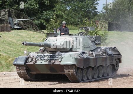 Leopard C2 Tank at Bovington Tank Museum, Dorset, Britain, UK Stock ...