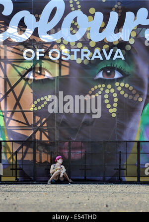 Ostrava, Czech Republic. 18th July, 2013. Italian reggae singer Mama ...