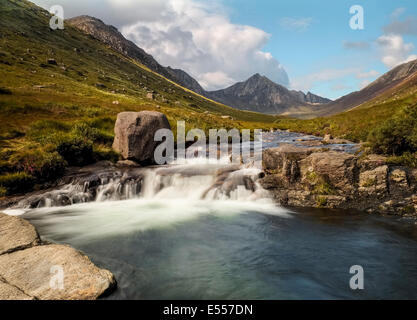The Blue Pool in Glen Rosa in Arran Stock Photo - Alamy