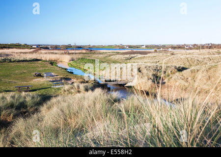 View of Broad Beach, Rhosneigr, Anglesey Stock Photo - Alamy