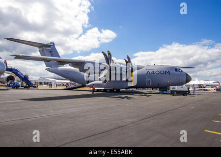 The Airbus A400M Atlas was showcased at the Farnborough International ...