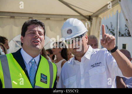 Gibraltar. 21st July, 2014. Chief Minister of Gibraltar Fabian Picardo ...